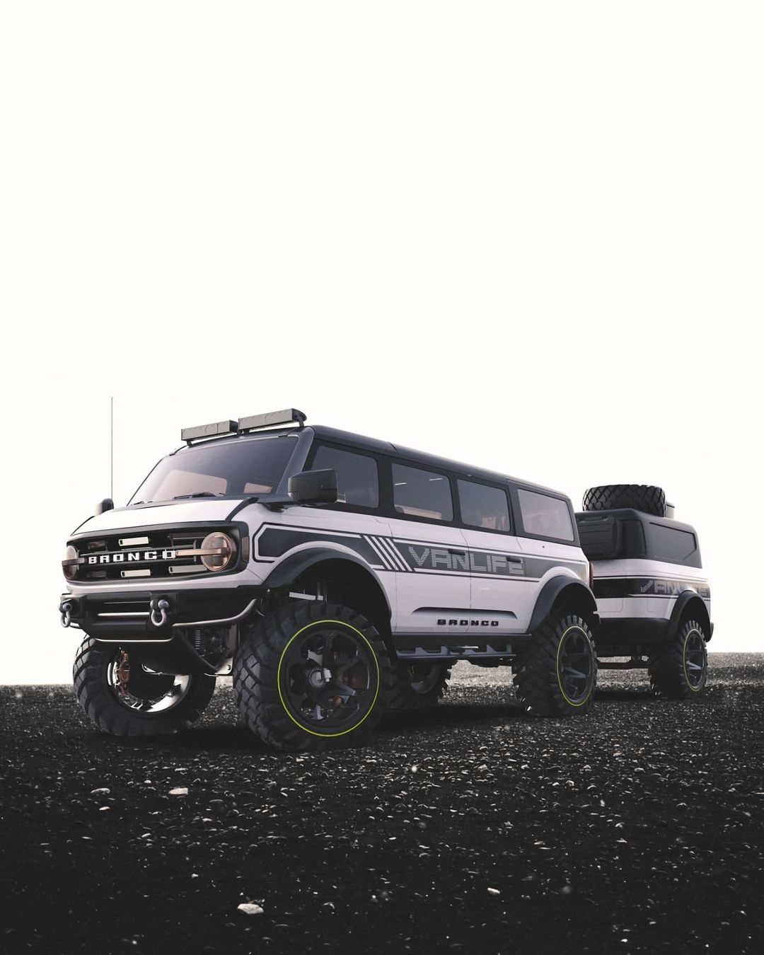 This Ford Bronco / Van Mashup is a Concept We Can Get Behind Overland Expo
