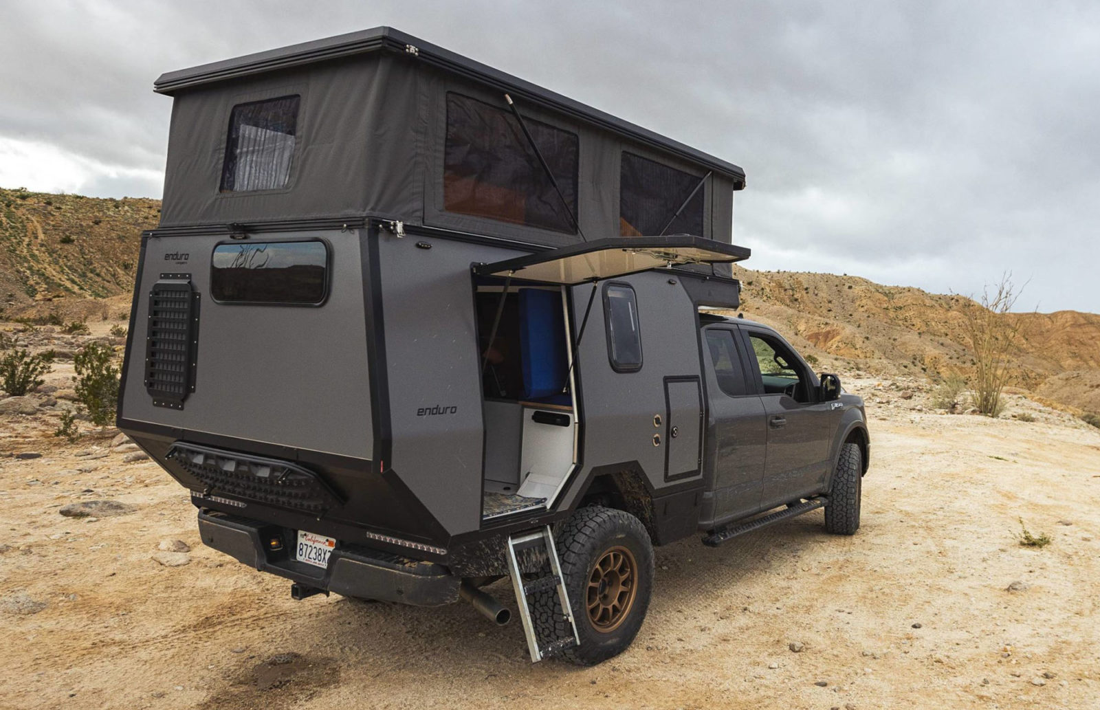 The SuperTourer is an Ultralight Carbon Camper Overland Expo