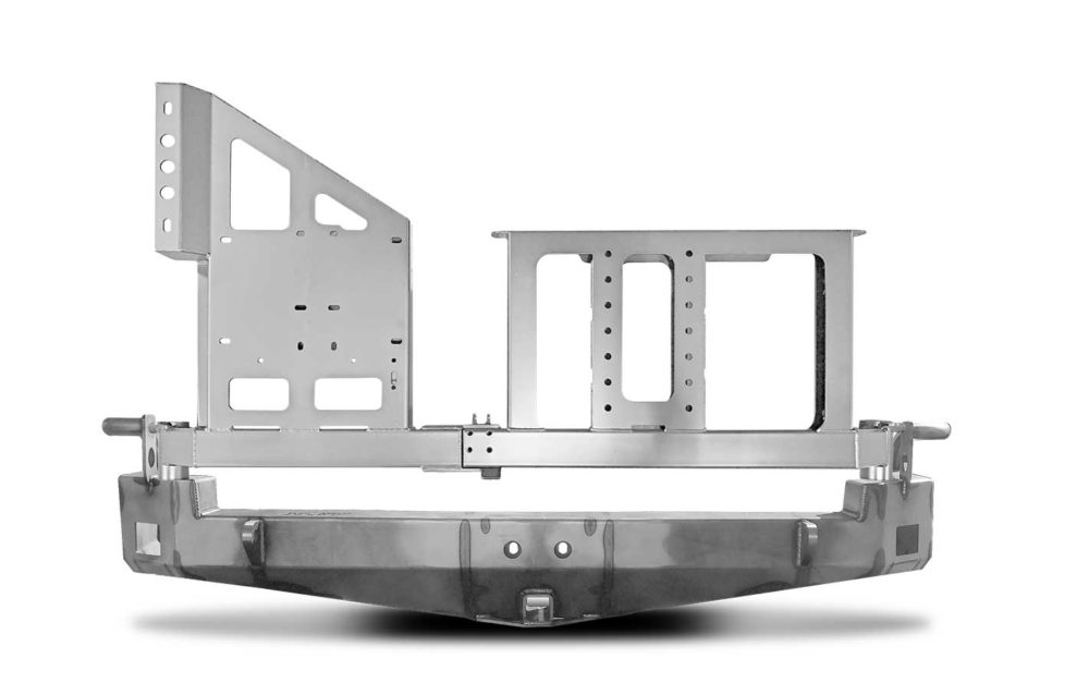 Rear Bumper: CBI Offroad Dual Swing Arm Overland Expo