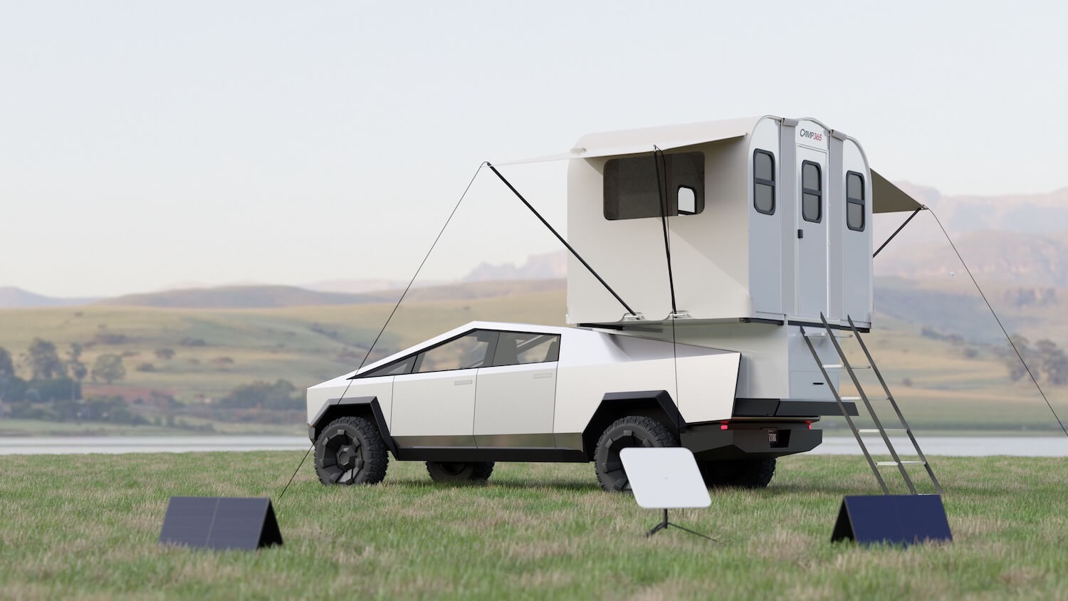 Camp365 Unfolds model 'T' Truck Bed Cabin Overland Expo
