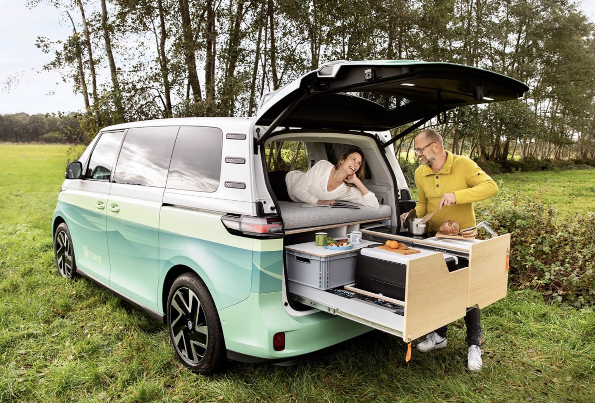 Tonke Kits The New VW ID.Buzz E-Van For Camping