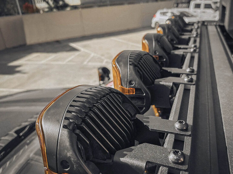 Leitner Rack and Light Options for Grenadier Overland Expo