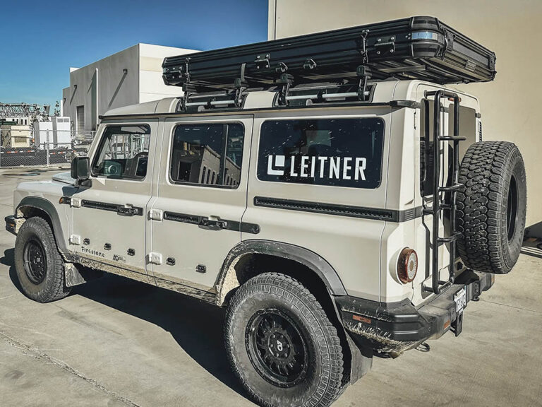 Leitner Rack and Light Options for Grenadier Overland Expo