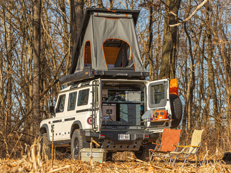 Alu-Cab: 3R Expedition RT Tent, 270-degree awning, Shower Cube Overland ...