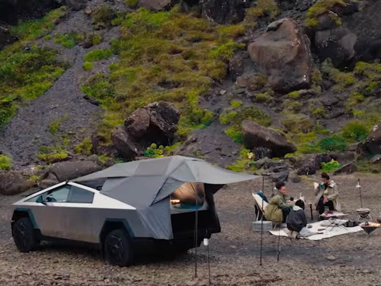 Is Tesla's Cybertruck 'Cybertent' Ready For Overlanding? Overland Expo