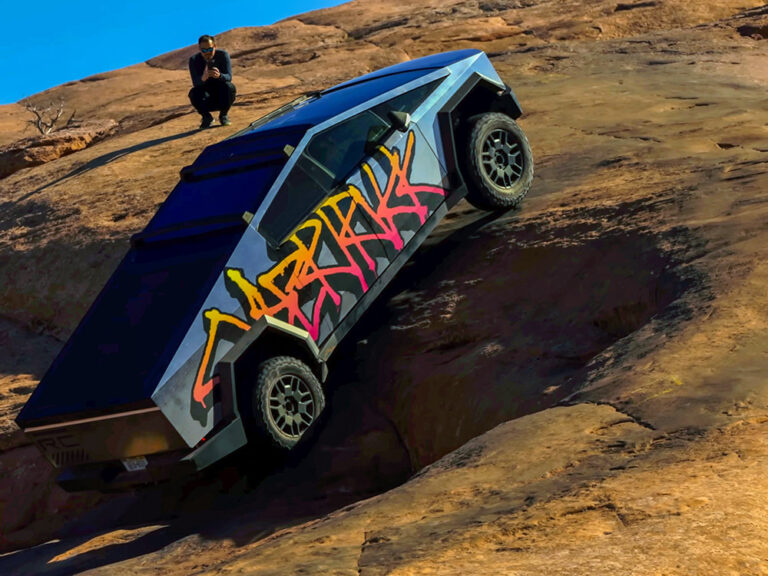 Tesla Cybertruck Gets New 'Offroad' And 'Overlanding' Modes, Navigates ...