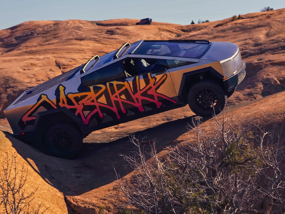Tesla Cybertruck Gets New 'Offroad' And 'Overlanding' Modes, Navigates ...