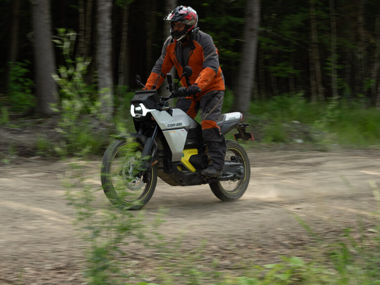 First Ride Review: New ‘Can-Am’ Origin ADV Electric Motorcycle Overland ...