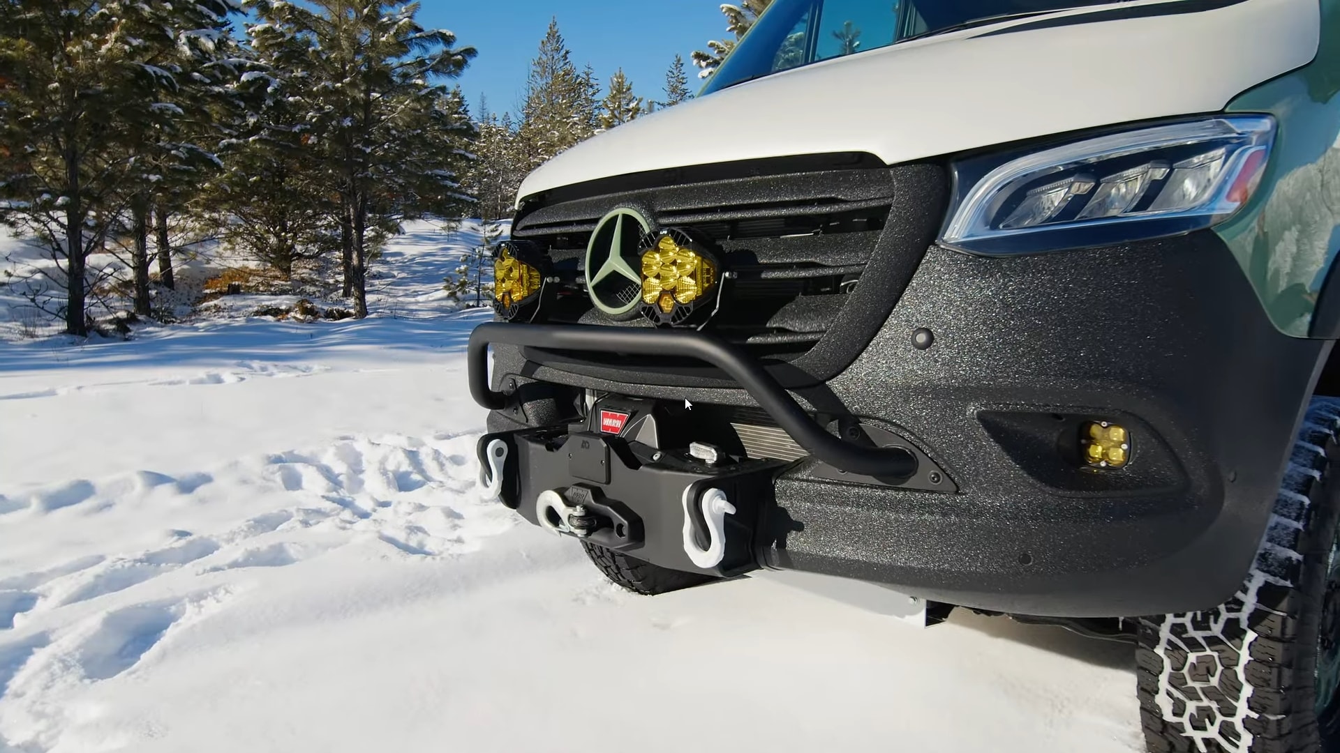 A Defender Inspired Sprinter from Yama Vans Overland Expo