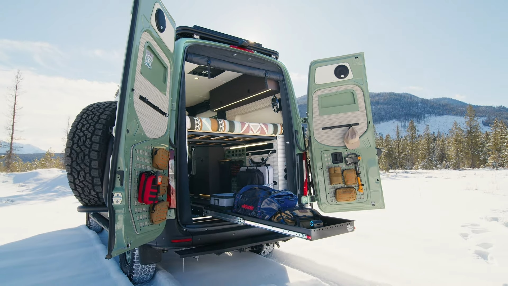 A Defender Inspired Sprinter from Yama Vans Overland Expo