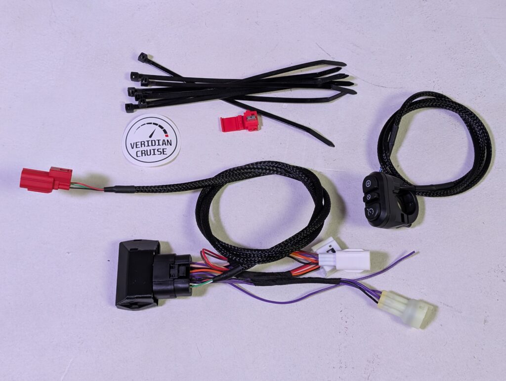 Cruise Control: Veridian Cruise Kit for Suzuki V-Strom 800 Overland Expo